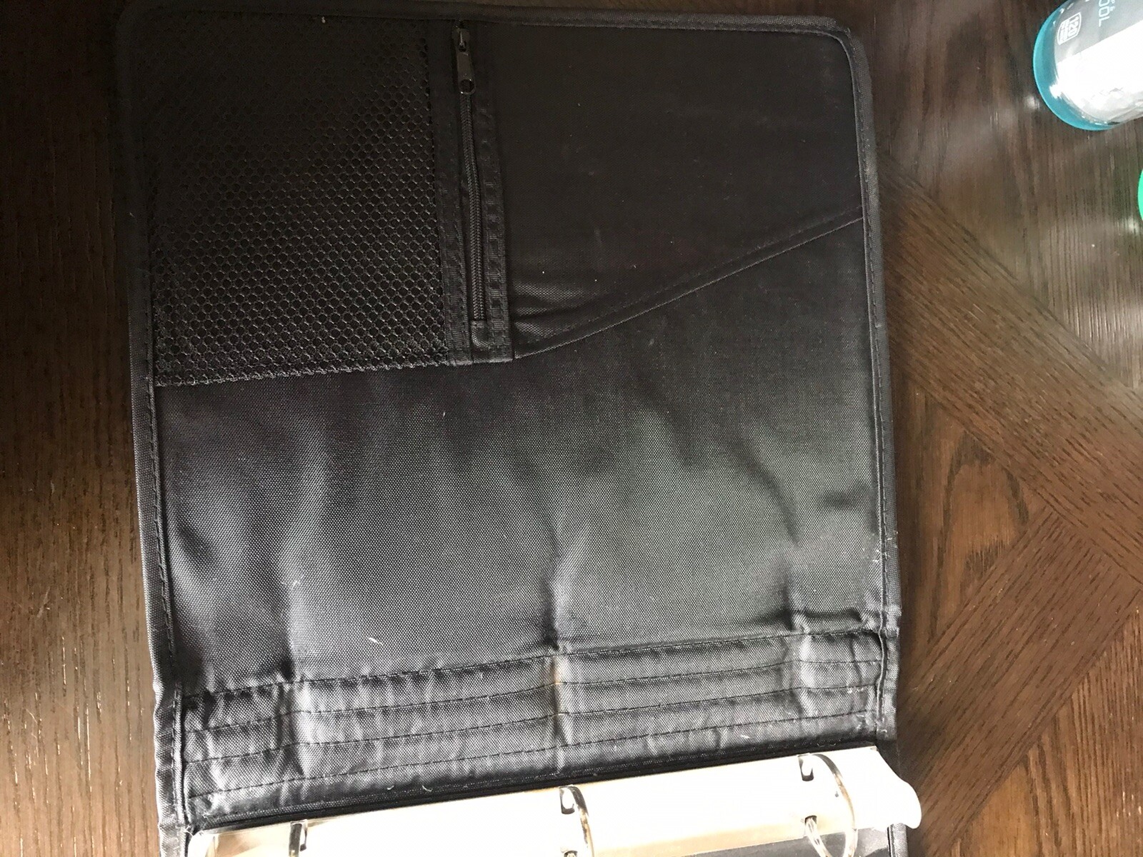 Vintage Nike Zipper 3 ring Binder Mead Black school organizer notebook ...