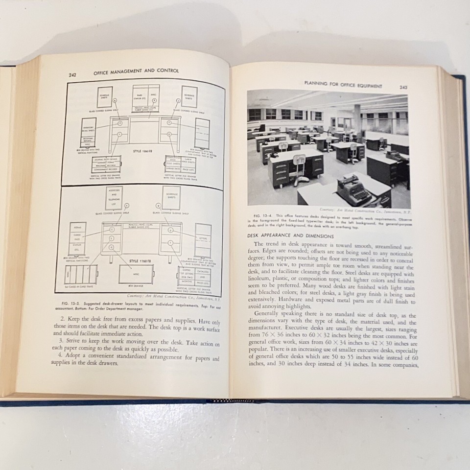 Vintage 1958 Office Management And Control by George R Terry Hardcover ...
