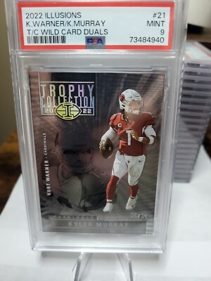 2022 Panini Illusions Kyler Murray Kurt Warner Trophy Collection /30 ...