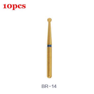 10pcs Dental Preparation burs FG bur for Porcelain Alloy Inlay and ...