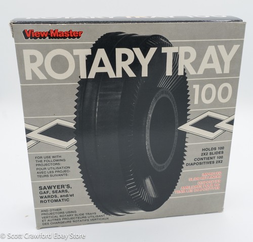 Vintage View-Master Rotary Slide Tray 100 Slot for 2x2 Slides – Qty ...