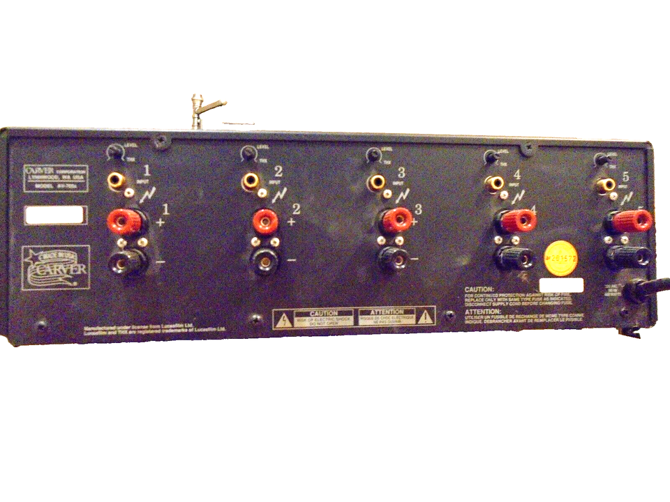 Power Amplifier Carver Premiere THX Five Channel. 125 Watts RMS per ...