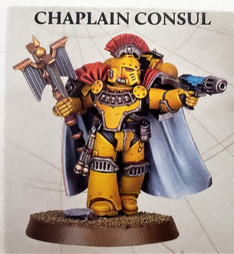 40K Space Marines Chaplain Consul Horus Heresy Warhammer Legiones ...