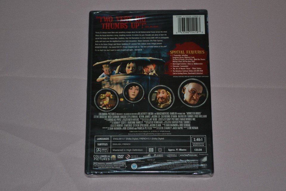 Monster House (DVD, 2006) Widescreen Edition NEW 43396154193| eBay