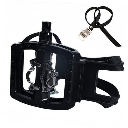 Professional SPD/Toe Clip Spin Bike Pedals and Straps for Indoor ...