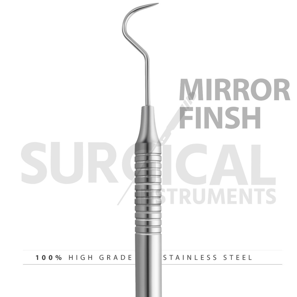 5 Pcs Explorer Probe #23 Dental Surgical Instruments Hollow Handle ...