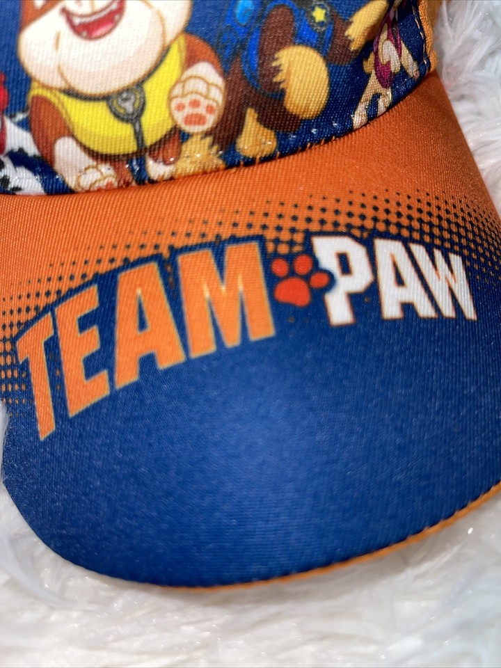 PAW PATROL "Team Paw” BASEBALL HAT Cap Nick JR | eBay