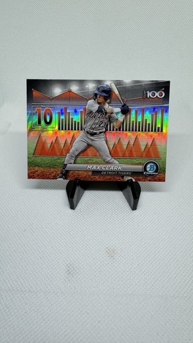 MAX CLARK 2024 BOWMAN CHROME SCOUT'S TOP 100 DETROIT TIGERS #BTP-10 ...
