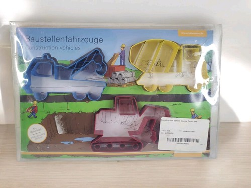 Construction Site Vehicles Biscuit Cookie Cutters 3 German ...