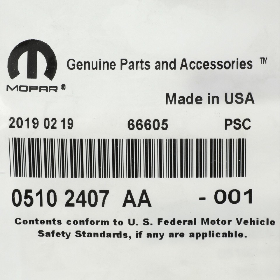 01-22 JEEP DODGE CHRYSLER RAM 1 WAY FEMALE WIRING KIT OEM NEW MOPAR ...