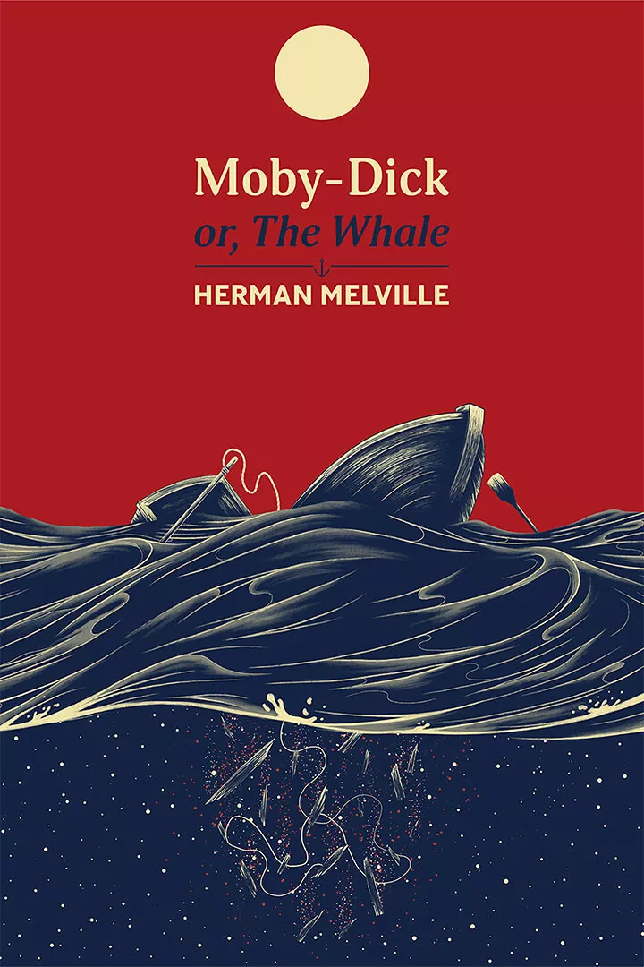 Moby Dick Book Art