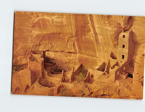 Postcard Square Tower Ruin, Mesa Verde National Park, Colorado | eBay