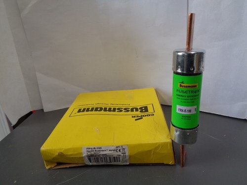 New Lot Bussmann FRN-R-100 Amp Fuses Energy Efficient Class RK5 250 ...