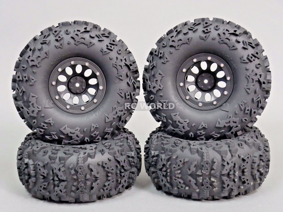 2.2 Truck Rims Wheels Rock CRAWLER Beadlock Wheels -Set Of 4- BLUE | eBay