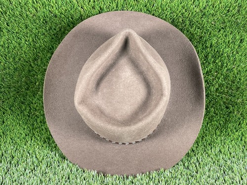 Akubra ‘Stockman’ Bushman Australian Hat | Santone Fawn | Sz 6 7/8 (55 ...