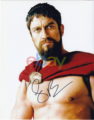 GERARD BUTLER SIGNED 8X10 PHOTO LEONIDAS 300 reprint | eBay