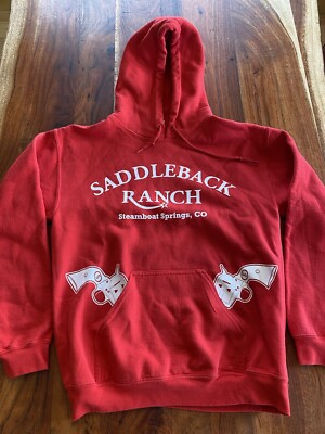 Saddleback Ranch Mens Hoodie Sweatshirt Red S Relatively Famous Show ...