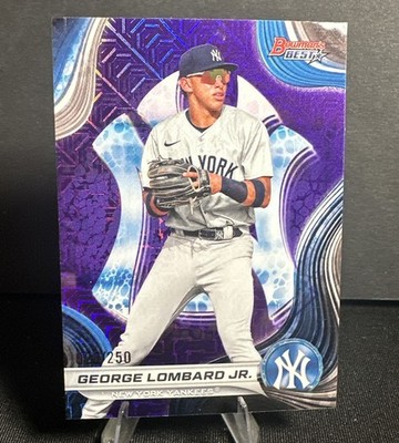 2024 Bowman's Best George Lombard Jr. Prospects Purple Mojo Refractor ...