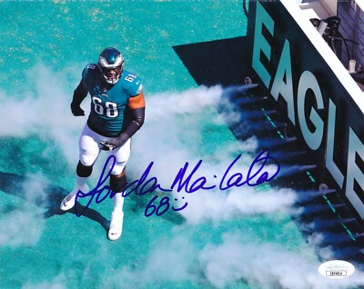 Jordan Mailata Signed Autographed 8x10 Photo Philadelphia Eagles JSA ...