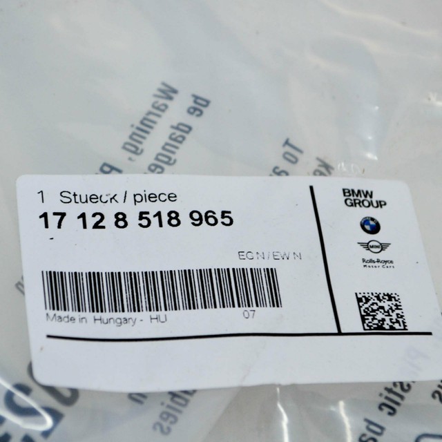 Genuine OE BMW F20n F21n Radiator Expansion Tank Hose Pipe 17128518965 ...