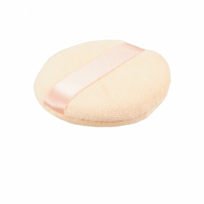 Ladies Pale Apricot Round Face Makeup Cosmetic Powderpuff | eBay