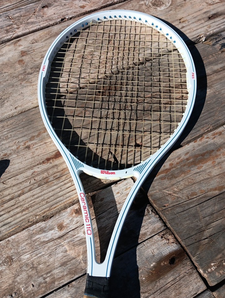 Wilson Ceramic Comp Midsize 110 PWS Graphite Series Tennis Racquet 4 1/ ...