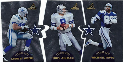1997 PINNACLE SCORING CORE PROMO SET MICHAEL IRVIN AIKMAN TROY EMMITT ...