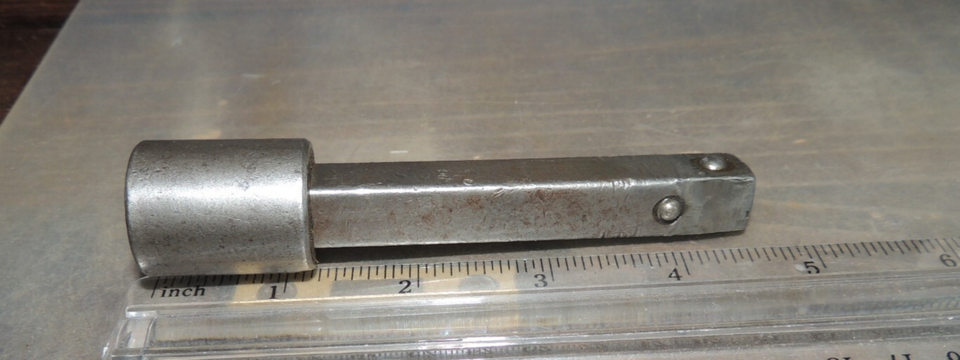 4-1/2" VTG Snap-On Early Socket EXTENSION 1/2” Drive, CIRCA 1920-6, NO ...