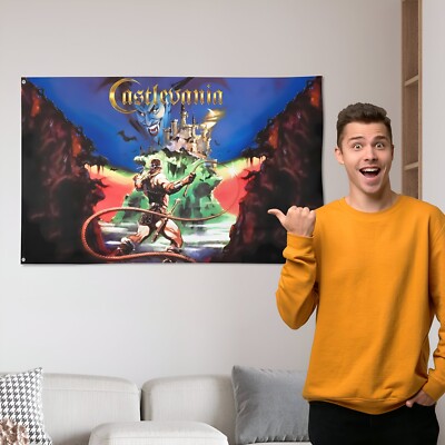 Castlevania 86 NES Famicon Retro Video Game Home Decor Flag Banner ...