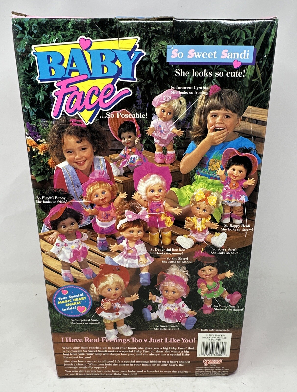 Galoob Baby Face So Sweet Sandi Doll #1 Mold Articulated Joints Blonde ...