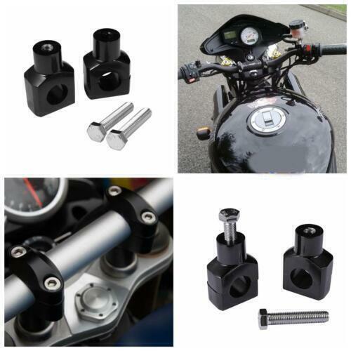 Black 1" Handlebar Risers For Suzuki Marauder VZ 800 1600 Savage LS 650 ...