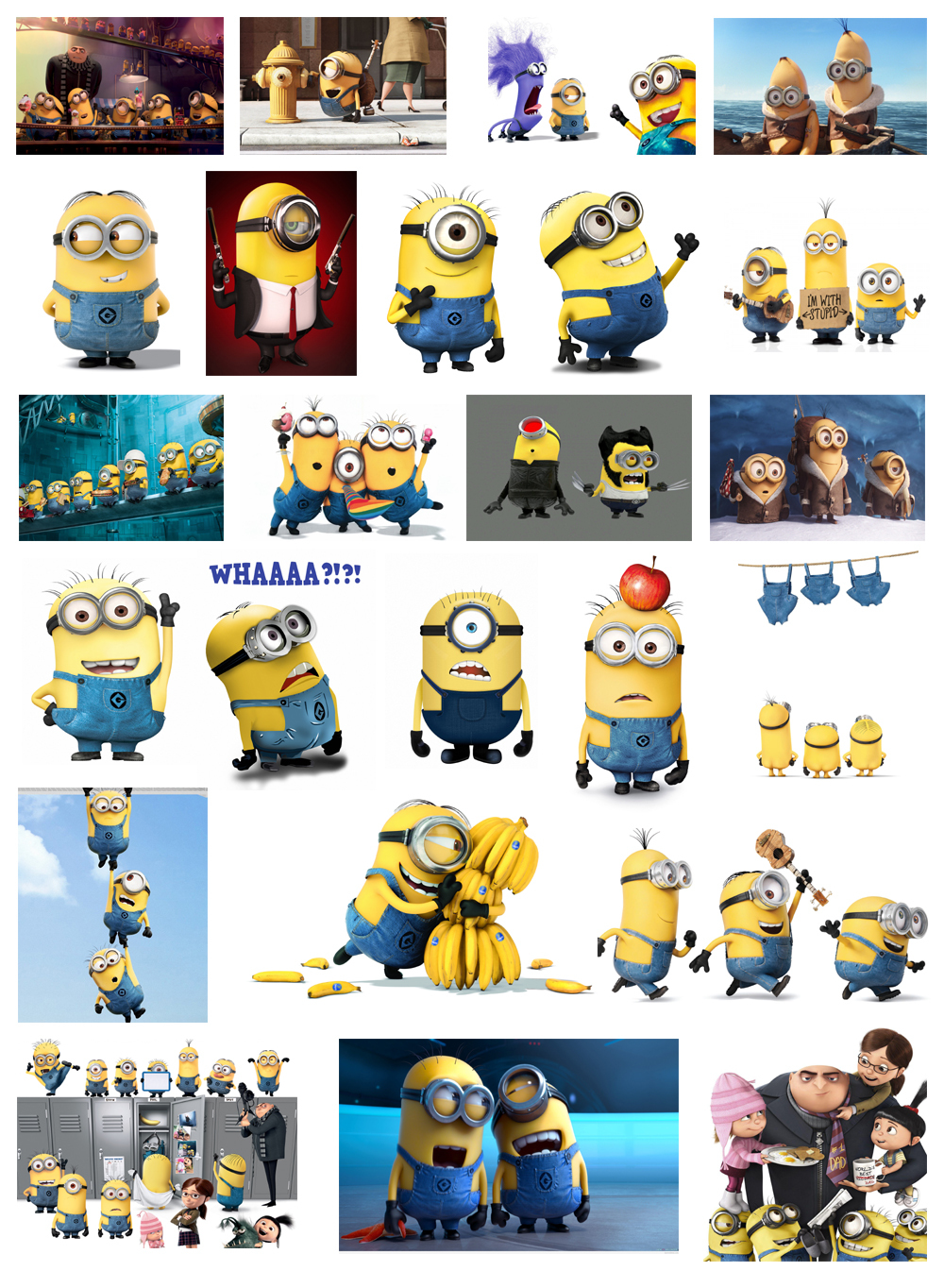 GIANT A0 MINIONS MOVIE POSTER PRINT A1 A2 A3 A4 SIZES DESPICABLE ME 40 ...
