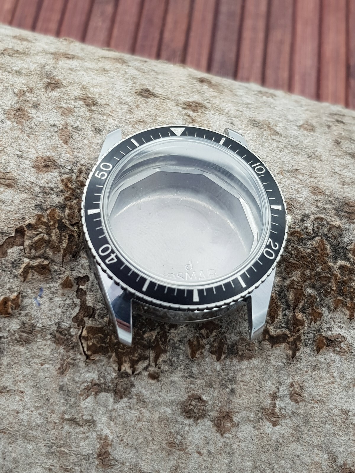 Swiss made watch case for mechanical movement - turnable bezel - NOS | eBay