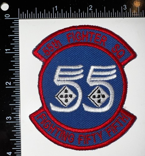 USAF 55th Fighter Squadron Fighting Fifty Fifth Patch | eBay