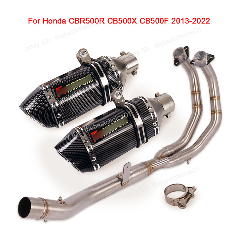 For Honda CBR500R CB500X CB500F 2013-2022 Front Link Pipe Exhaust ...