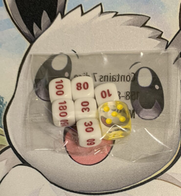 Pokemon TCG Accessory - Damage-Counter Dice *Celebrations 25th ...