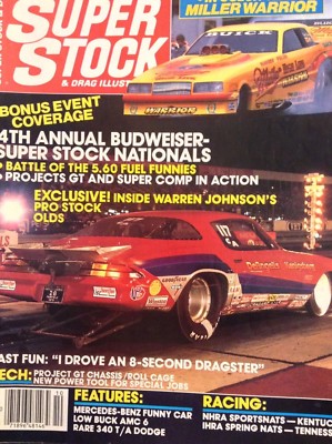 Super Stock Magazine Super Stock Nationals October 1985 013118nonrh | eBay