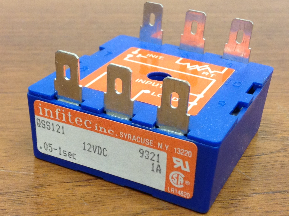 Infitec - Model QSS121 - Solid State, Timing Relay - 12-VDC - NEW | eBay