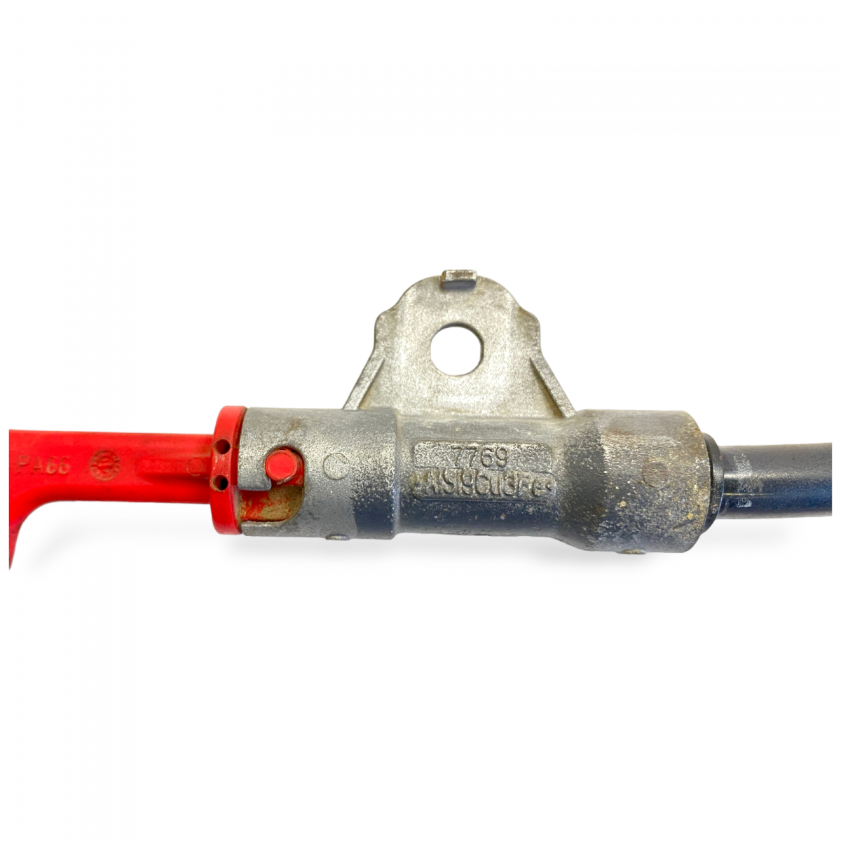 2222223 2609740 2133348 Flange pipe with holder and dipstick Scania L,P ...