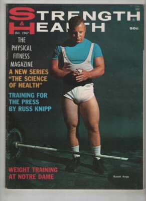 Strength & Health Mag Russell Knipp Mr.America Series October 1967 ...