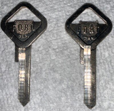 2 Piece Antique Vintage FORD Car Key Diamond Top Blank Hard to find | eBay