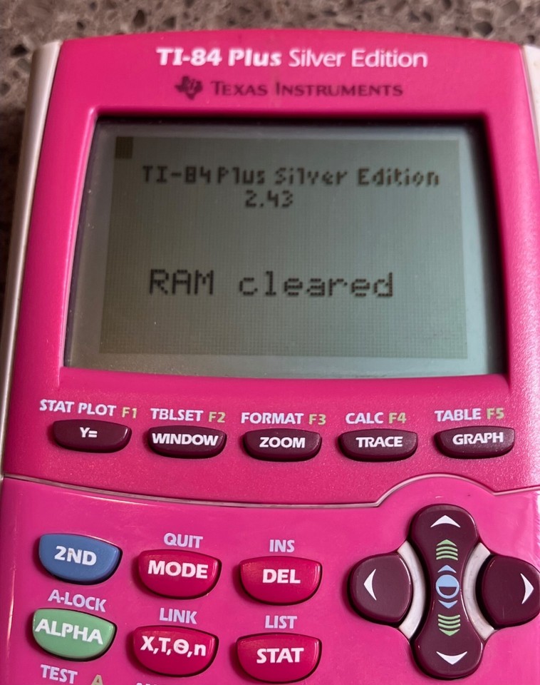 Texas Instruments TI-84 Plus C Silver Edition Graphing Calculator ...