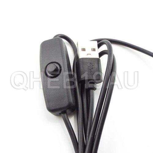 USB Extension Cable Power Supply Wire Connector ON/OFF Switch Power ...