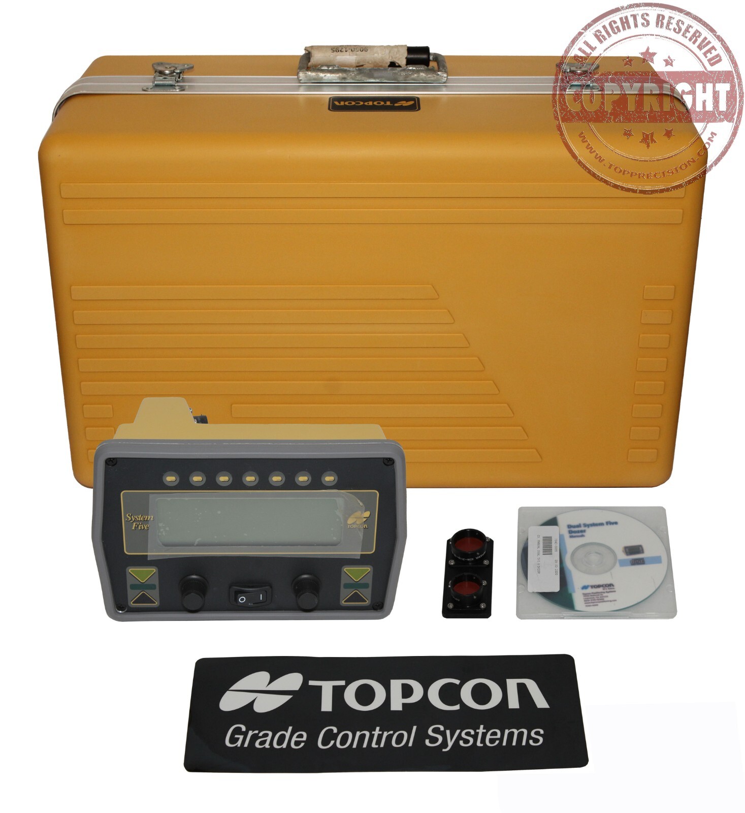 TOPCON 9164-0104 SYSTEM FIVE DOZER CONTROL BOX, MACHINE CONTROL, 5, GPS ...
