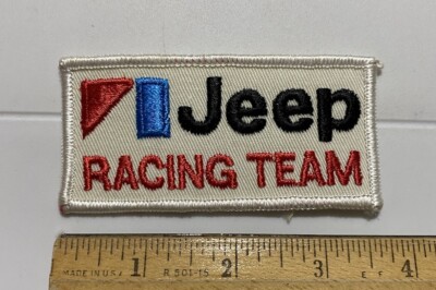 AMC Jeep Racing Team Souvenir 3.5” Long Embroidered Patch Badge | eBay