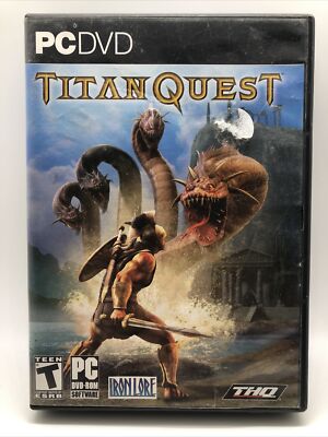 Titan Quest PC Game CD ROM Software Iron Lore THQ Role Playing 2006 ...