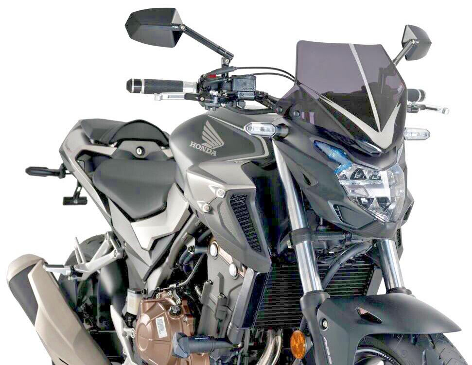 Puig Windscreen New Generation Sport Dark Smoke 2016-23 Honda CB500F ...
