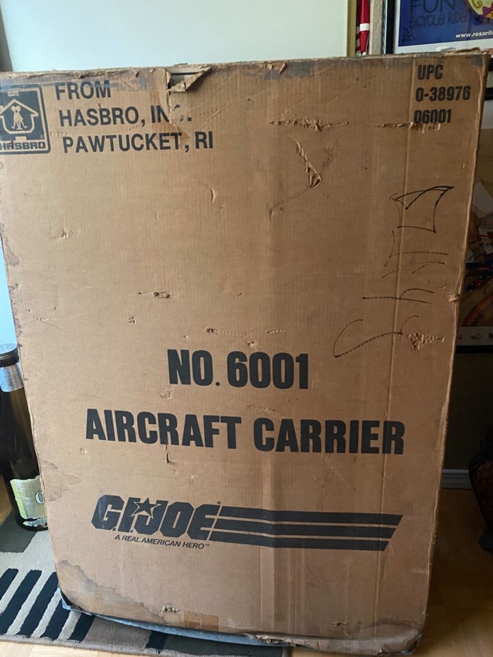 GI Joe 1985 Hasbro Aircraft Carrier New in a Box ,100% complete ...