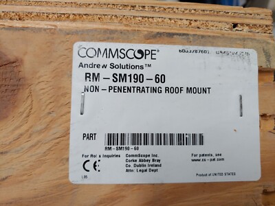 COMMSCOPE RM-SM190-60 Non Penetrating Roof Mount | eBay