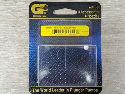 General Pump High Draw Chemical Injector Acid Repair Kit - #100804 | eBay